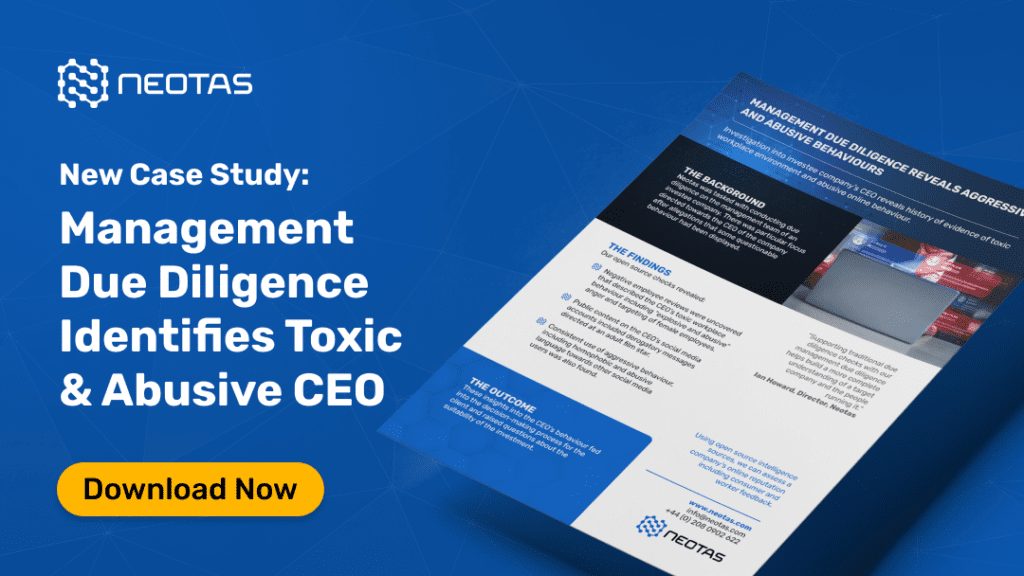 Neotas UK - Enhanced Due Diligence Platform | Get Free Demo