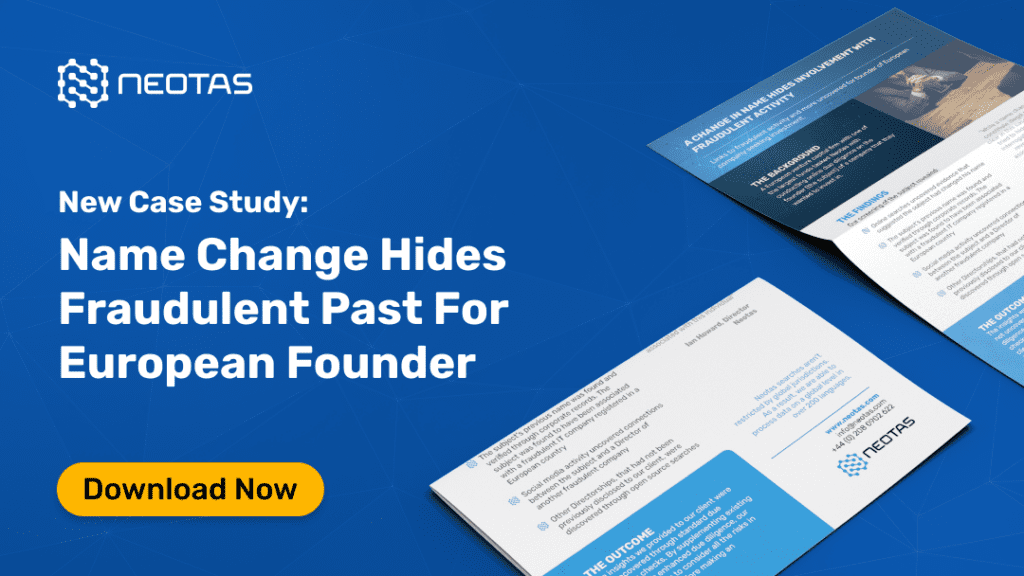 Neotas UK - Enhanced Due Diligence Platform | Get Free Demo