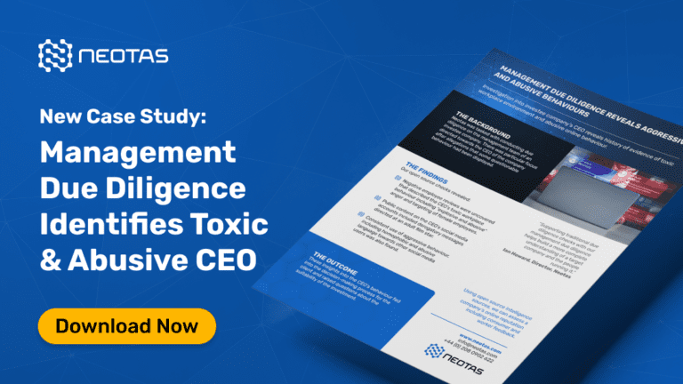💼 Enhanced Due Diligence Platform | Mitigate Business Risk